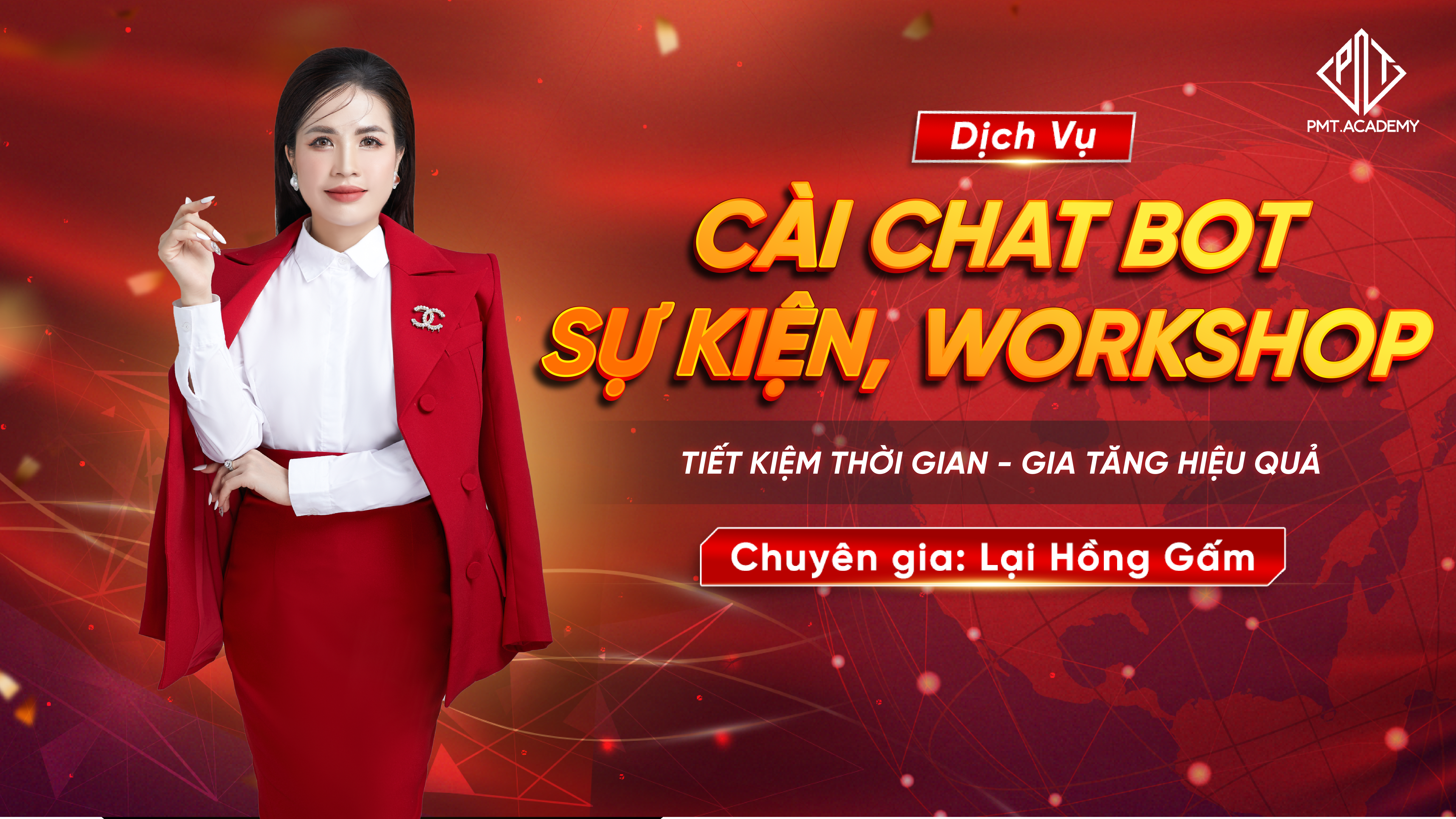 Cài chat bot sự kiện, workshop - PMT ACADEMY